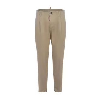 Dsquared2 Slim-fit Baumwollhose - - Trousers - Herren - Beige - XL