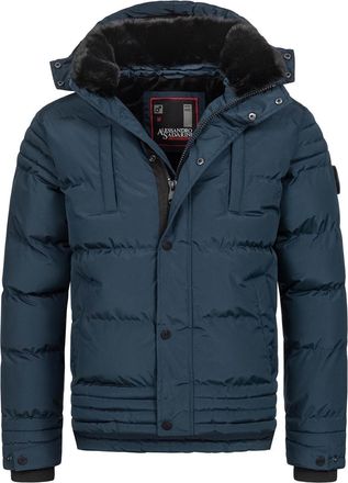 Alessandro Salvarini Winterjacke ALESSANDRO SALVARINI ASFabiano, Herren, Gr. XXL (56), blau (navy), Obermaterial: 100% Polyester; Innenseite: 100% Polyester, Jacken Winter