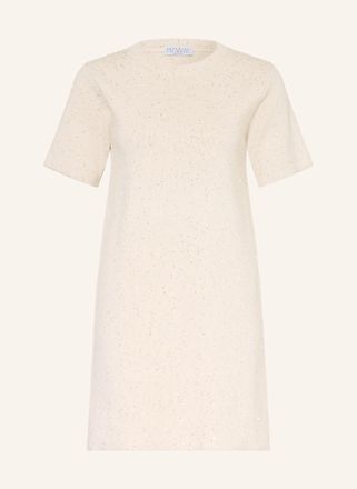 Brunello Cucinelli Brunello Cucinelli Strickkleid Mit Pailletten beige