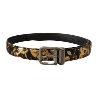 Dolce & Gabbana Wundersch&ouml;ner Multicolor-Lederg&uuml;rtel - - Accessories - Herren - Mehrfarbig - ONE SIZE