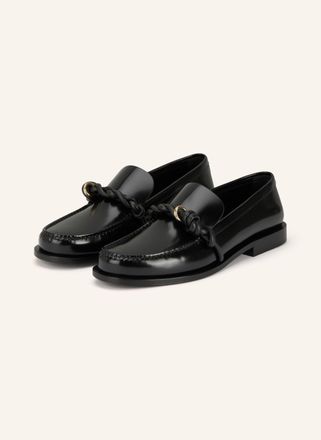 Jil Sander Loafer schwarz