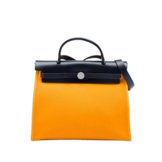 Herm&egrave;s Pre-owned Herbag Zip 31 - Femme - Pre-owned - Jaune - Taille: ONE Size