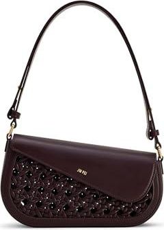 JW PEI Addisyn Sac bandouli&egrave;re pour femme - C&eacute;coup&eacute; Tiss&eacute; Bourgogne