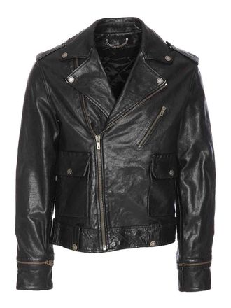 Golden Goose Blouson En Cuir - Noir