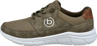 Bugatti Sneaker aus Mesh, amtungsaktiver Turnschuh, elastische Schnürsenkel, Light Green, 40 EU