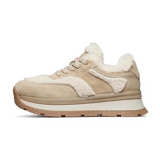 Loriblu Faux Fur Lined Sneaker - - Shoes - Damen - Beige - 40 EU