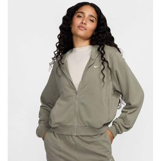 Nike Damen Shirt Sportswear Chill Terry Loose Full-Zip French Terry