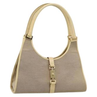 Gucci Sac bandouli&egrave;re vintage Pre-owned en toile - Femme - Pre-owned - Beige - Taille: ONE Size