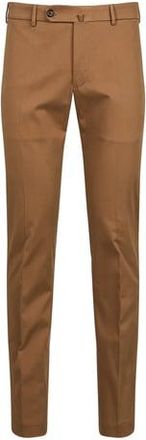 Slowear Pantalon droit &agrave; plis en coton m&eacute;lang&eacute;