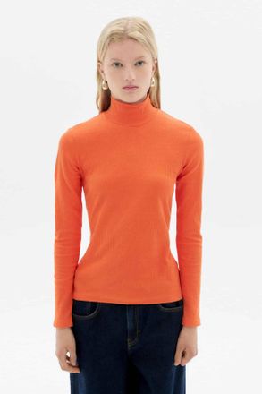 Thinking Mu Thinking MU Damen vegan Longsleeve Aine Apricot