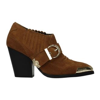 Versace Jeans Couture Wildleder Stiefeletten - - Shoes - Damen - Braun - 39 EU