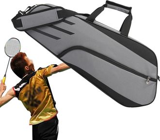 Generic Tennisschl&auml;gertasche, Aufbewahrungstasche f&uuml;r Badminton, gro&szlig;e Schutztasche f&uuml;r Schulterschl&auml;ger, Tennistaschen f&uuml;r Sport und Reisen im Freien f&uuml;r Jug