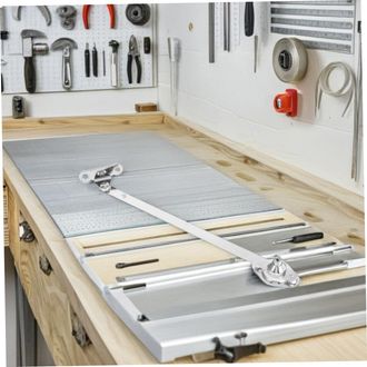 Valiclud FONDOTIN 2 Stück Heavy Duty Küchenschrank Scharnier Geräuschloses Klappdeckelstützscharnier mit Langlebigen Schienen Platzsparende Konstruktion für Sc