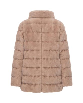 Herno A-Shape Quilted Down Jacket - Beige