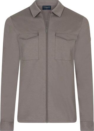 Cavallaro Homme, Chemises, Brun, Taille: M Zaverio Overshirt