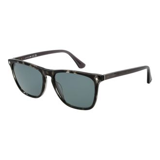 Web schwarze Acetat-Sonnenbrille