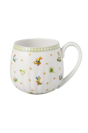 Villeroy & Boch Kaffeebecher Easter Delight, Mehrfarbig, Keramik, 360 ml, Kaffee & Tee, Tassen, Kaffeebecher