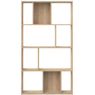 TemaHome Temahome - Biblioth&egrave;que 10 niches 98x33x181 cm ch&ecirc;ne - toranto