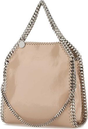 Stella McCartney Womens Powder Pink Shaggy Deer Mini Falabella Handbag Blush Borse A Mano Bag