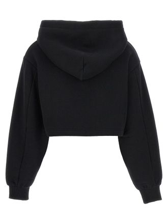 Dolce & Gabbana Womens Black Cotton Hoodie Clothing