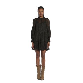 Zadig&Voltaire Femme, Robes, Noir, Taille: 36 FR Randy Dress