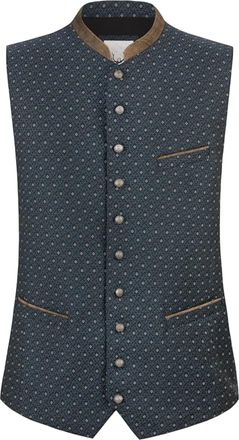 Stockerpoint Herren Trachtenweste Hudson I Größen 44-60 I Traditionelle & hochwertige Weste mit verstellbarem Riegel I Perfekt für Trachten & Festlichkeiten