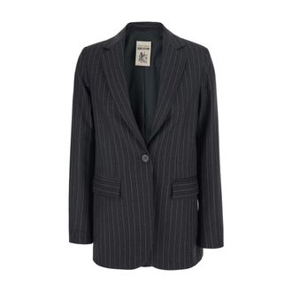 Semicouture Carmen Jacke - - Jackets - Damen - Grau - L