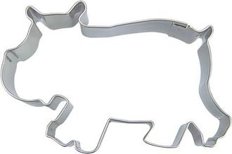 Städter Ausstechform, Edelstahl, Silber, 7,5 x 5 x 2 cm