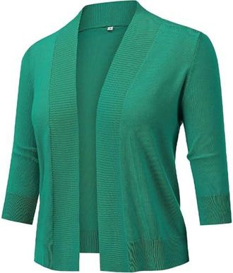 Generic 2026 Vestes pour femmes pour lautomne et lhiver pulls tricot&eacute;s cardigans &eacute;l&eacute;gants polyvalents, Vert, XXL