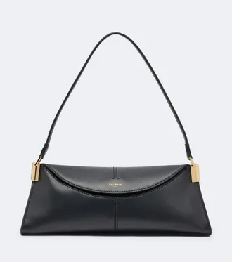 Balmain Sac port&eacute; &eacute;paule 64-83 Small en cuir