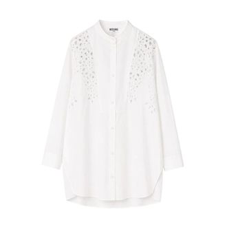 Moschino Damen, Blusen & Hemden, Wei&szlig;, XSGr&ouml;&szlig;e