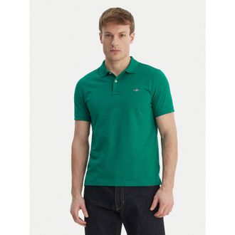 GANT Poloshirt Shield 2220 Gr&uuml;n Slim Fit