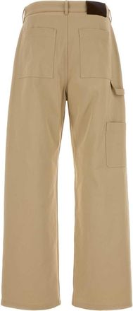 Loewe Cotton Twill Trousers - Beige