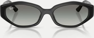 Ray-Ban Rb4473 - Lunettes de soleil avec verres gris irr&eacute;guliers - Noir