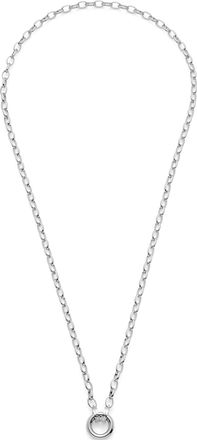 Leonardo Halskette Clip & Mix Tomke - Weitanker-Kette aus silberfarbenem Edelstahl - Zwischenring für Charms Anhänger - 50-51,3 cm Länge - Schmuck Geschenk für