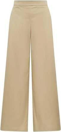 Maliparmi Maliparmi, Femme, Pantalons, Beige, Taille: 42 FR Stretch Cotton Pantalons