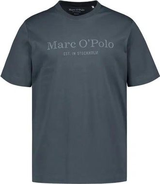 Marc O'Polo Herren T-Shirt gr&uuml;n Baumwolle
