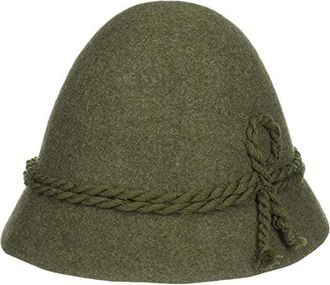 Lodenhut Manufaktur Chapeau SchinderhannesManufaktur Chapeau en Feutre de Laine Oktoberfest (56 cm - Olive)