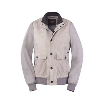 Moorer Homme, Vestes, Beige, Taille: 2XL Bomber Jacket