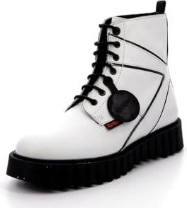 Kickers Fabulous, Boots Femme, Blanc, 37