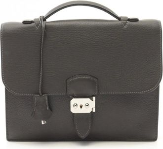 Hermès porte-documents Sac À Dépêche 27 (2007) - Gris