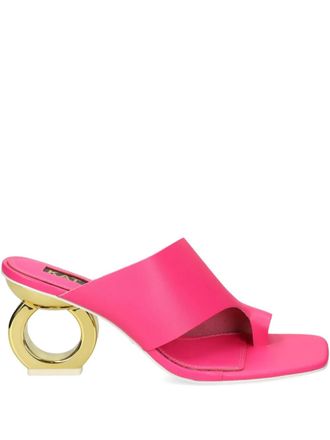 Kat Maconie sandales Sigrid à talon 75 mm en forme danneau - Rose