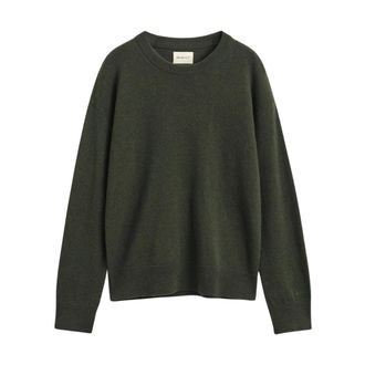 GANT Pull col rond - Femme - Pulls - Vert - Taille: 44 FR