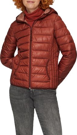 QS by s.Oliver Leicht wattierte Steppjacke mit Kapuze