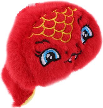 Cabilock Chinesisches Neujahrsschlangen-sammelstück Weiches Plüschtier Tierkreis-schlangenspielzeug Rot Entzückender Charme