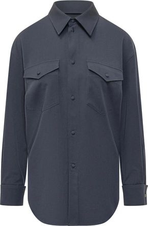 Kenzo Femme, Blouses et Chemises, Bleu, Taille: 38 FR Surchemise