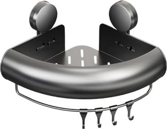 Generico &Eacute;tag&egrave;re dangle pour la douche | Rangement avec ventouses antirouille et crochets - Organisateur mural avec &eacute;tag&egrave;res dangle pour salle de bain - Pour s