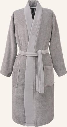 HUGO BOSS Bademantel Plain grau