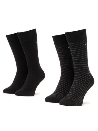 Tommy Hilfiger Lange Socken 100001496 Schwarz