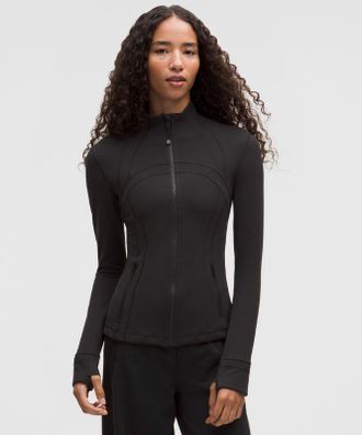 lululemon Define Jacke Warm f&uuml;r Frauen - Gr&ouml;&szlig;e 2 in Black